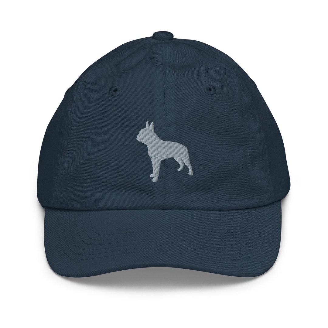 Boston Terrier Hats for Kids, Embroidered Boston Terrier Youth Baseball ...