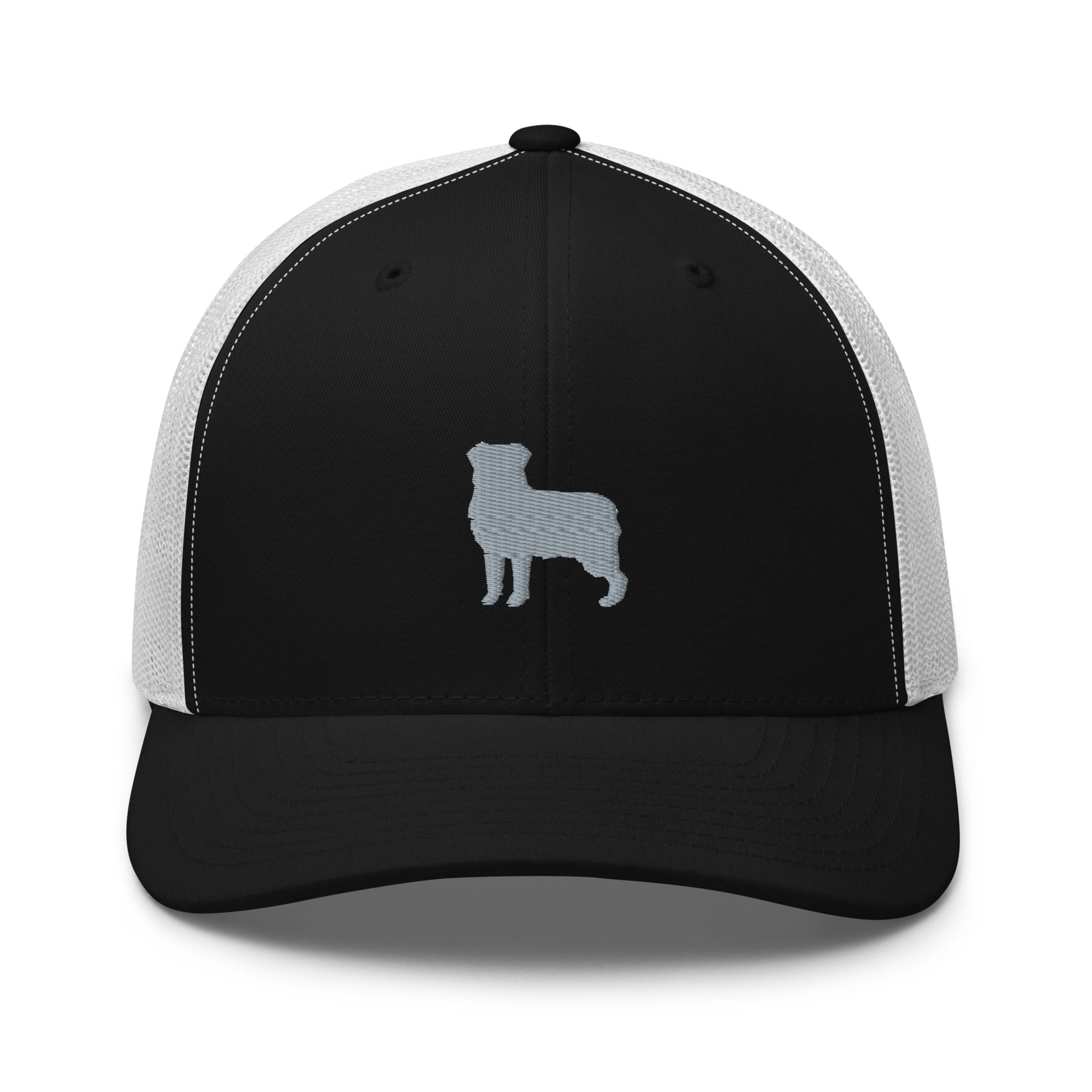Australian Shepherd Trucker Hat, Embroidered Hat, Aussie Gifts, Grey ...