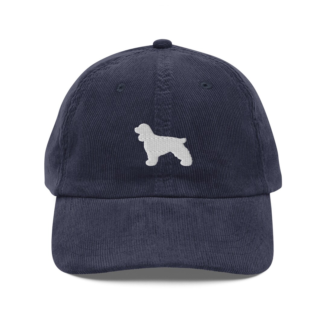 Cocker Spaniel Corduroy Hat, Embroidered Unisex Corduroy Hat, Cocker ...
