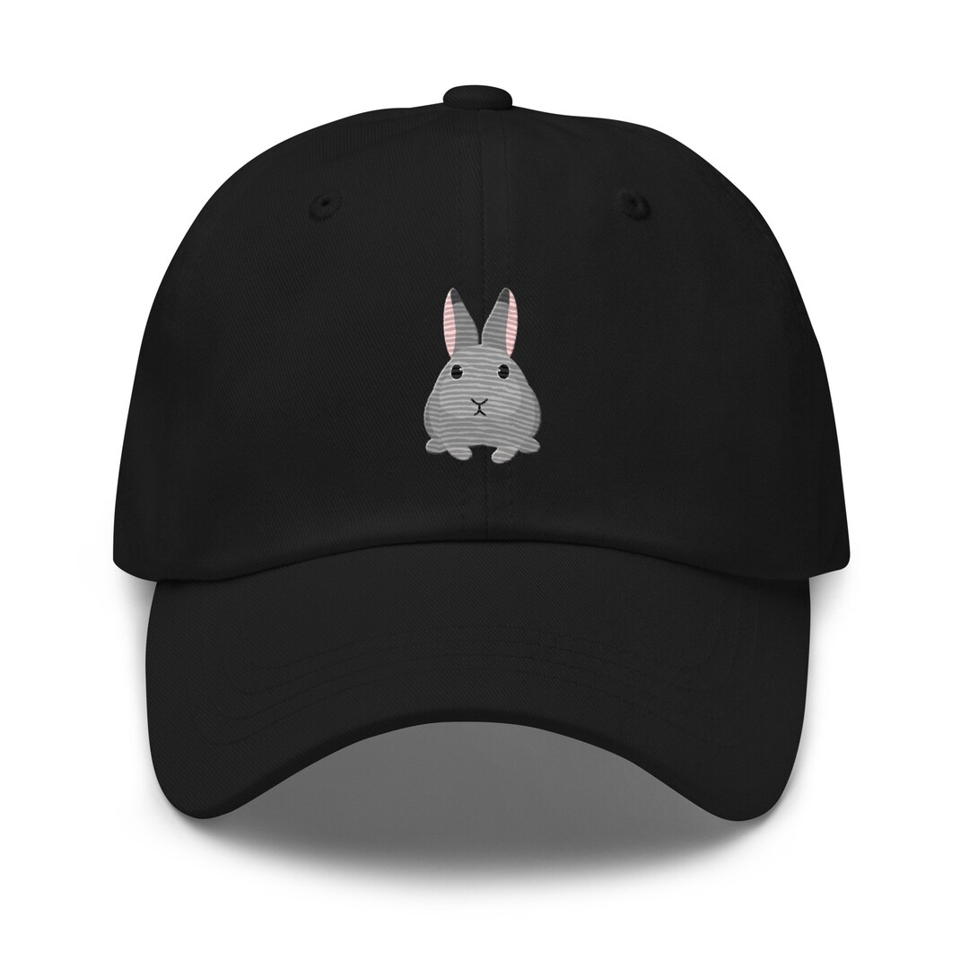 Flemish Giant Rabbit Hat, Full Color Embroidered Unisex Baseball Hat ...