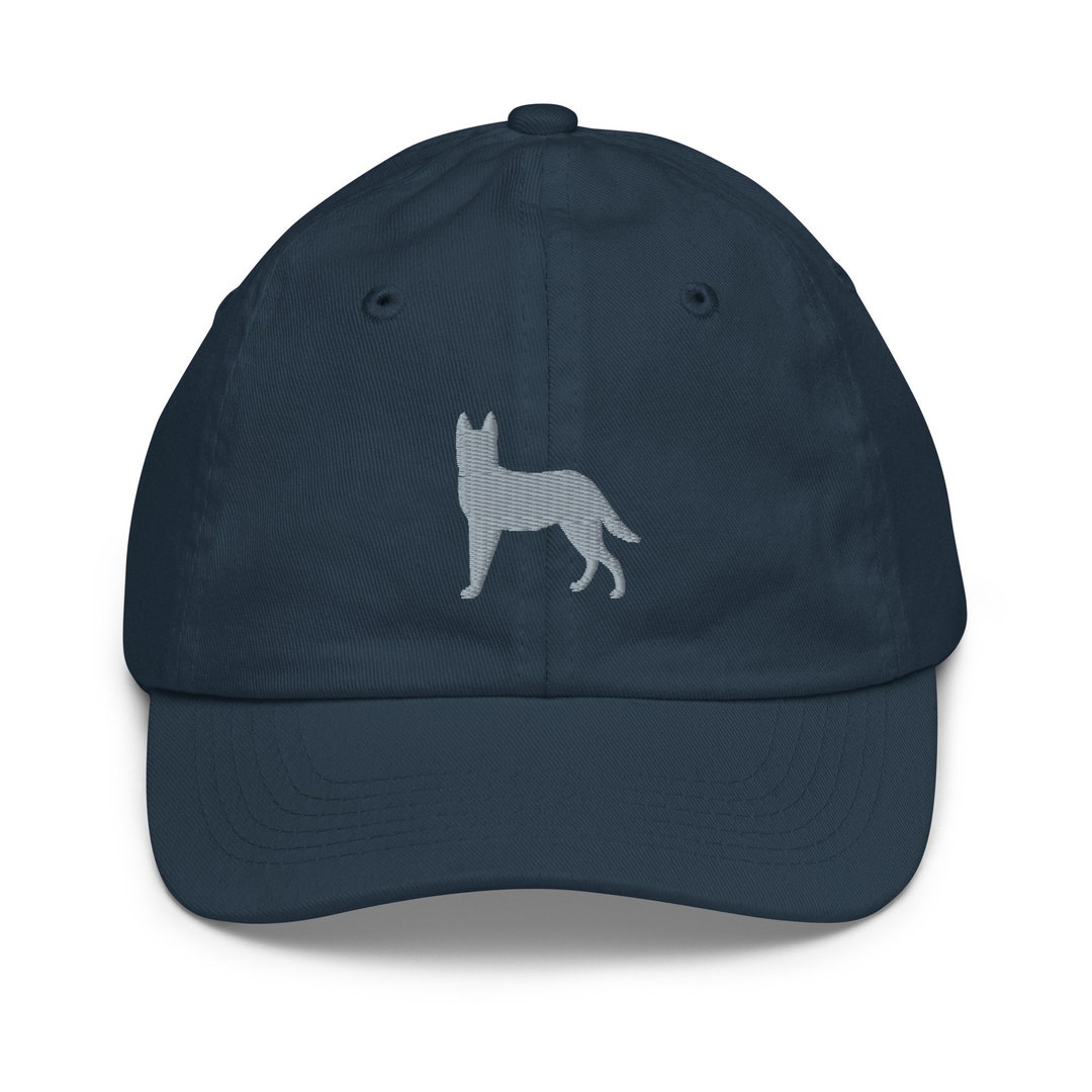 Belgian Malinois Hats for Kids, Embroidered Unisex Youth Baseball Cap ...