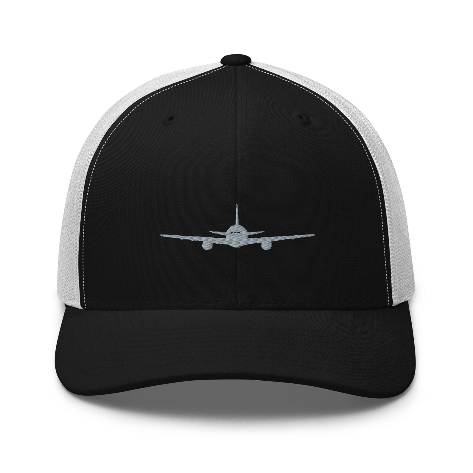 Airplane Trucker Hat, Embroidered Unisex Hat, Airplane Gifts, Pilot Hat ...