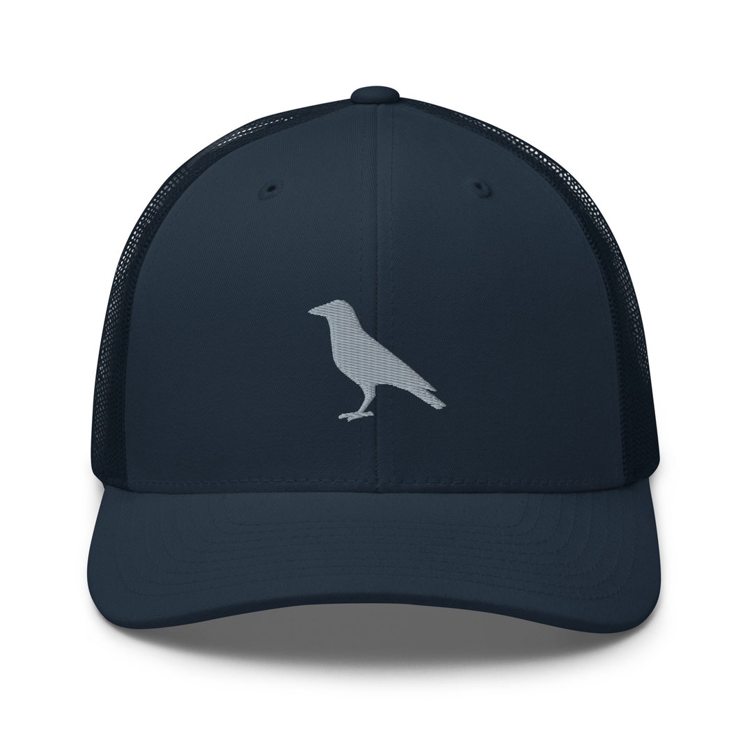 Crow Trucker Hat, Crow Hats for Men, for Women, Embroidered Unisex ...