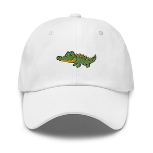 Crocodile Hat, Kawaii Crocodile Hat, Embroidered Unisex Baseball Hat ...