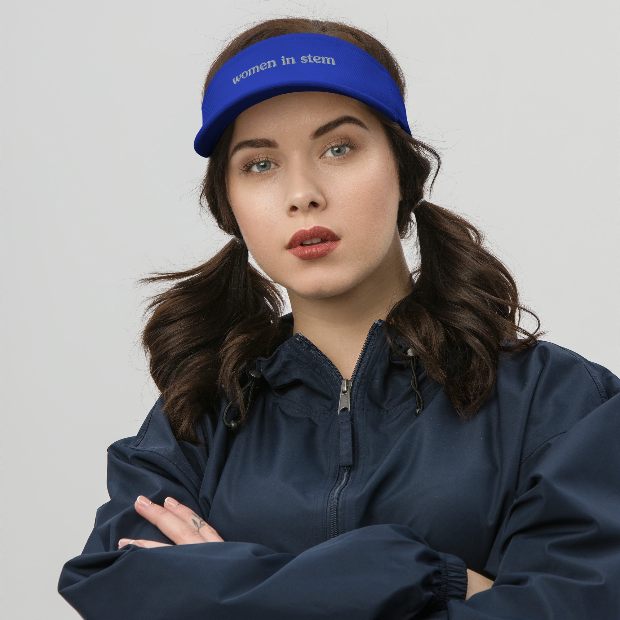 Women in Stem Visor, Stem Graduation Gift, Female Scientist Visor Hat ...