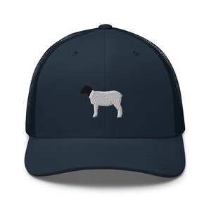 Dorper Sheep Trucker Hat, Embroidered Unisex Hat, Dorper Sheep Gifts ...