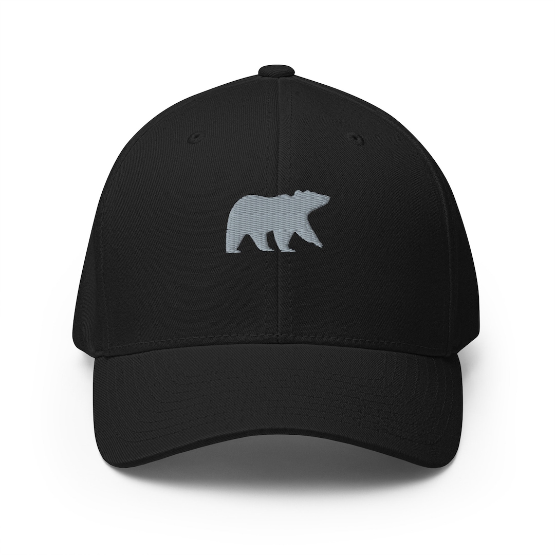 Grizzly Bear Hat, Grizzly Bear Hats for Men, for Women, Embroidered ...