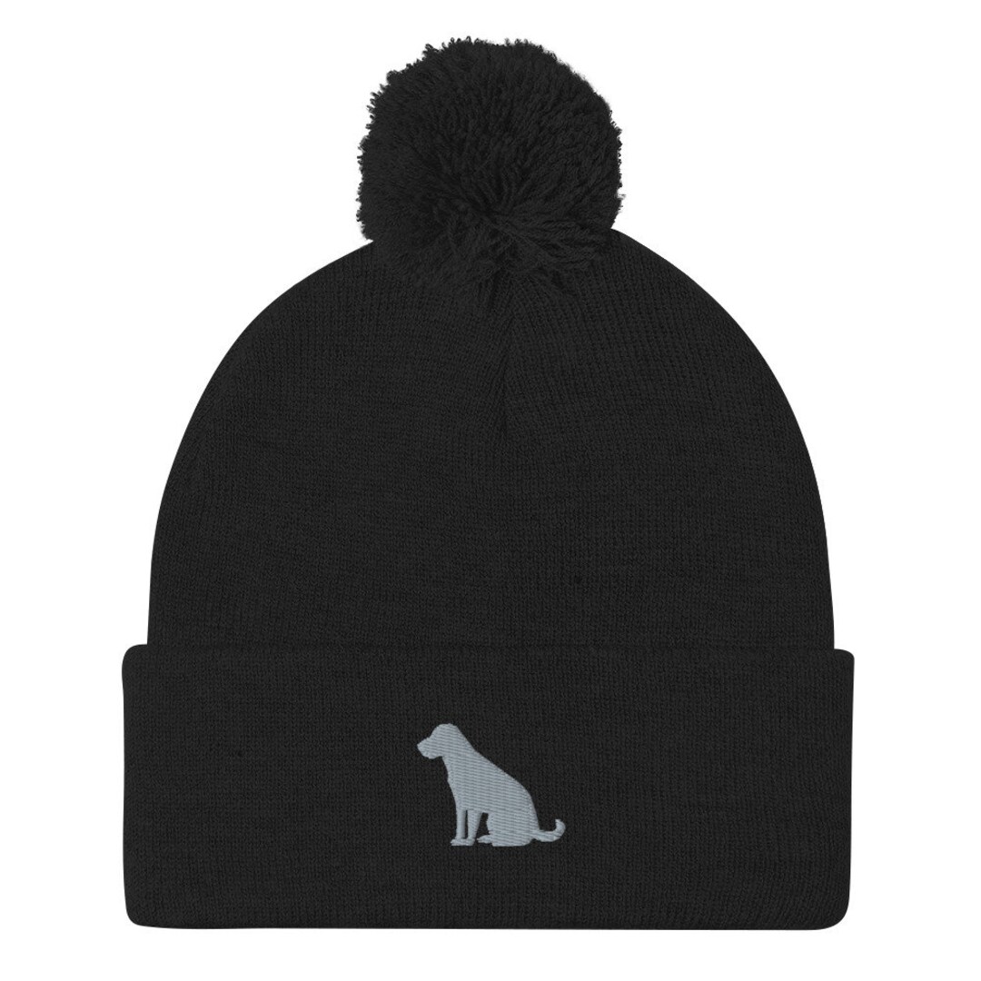 Labrador Retriever Beanie, Lab Hat, Design 2, Lab Sitting, Lab Mom Hat ...