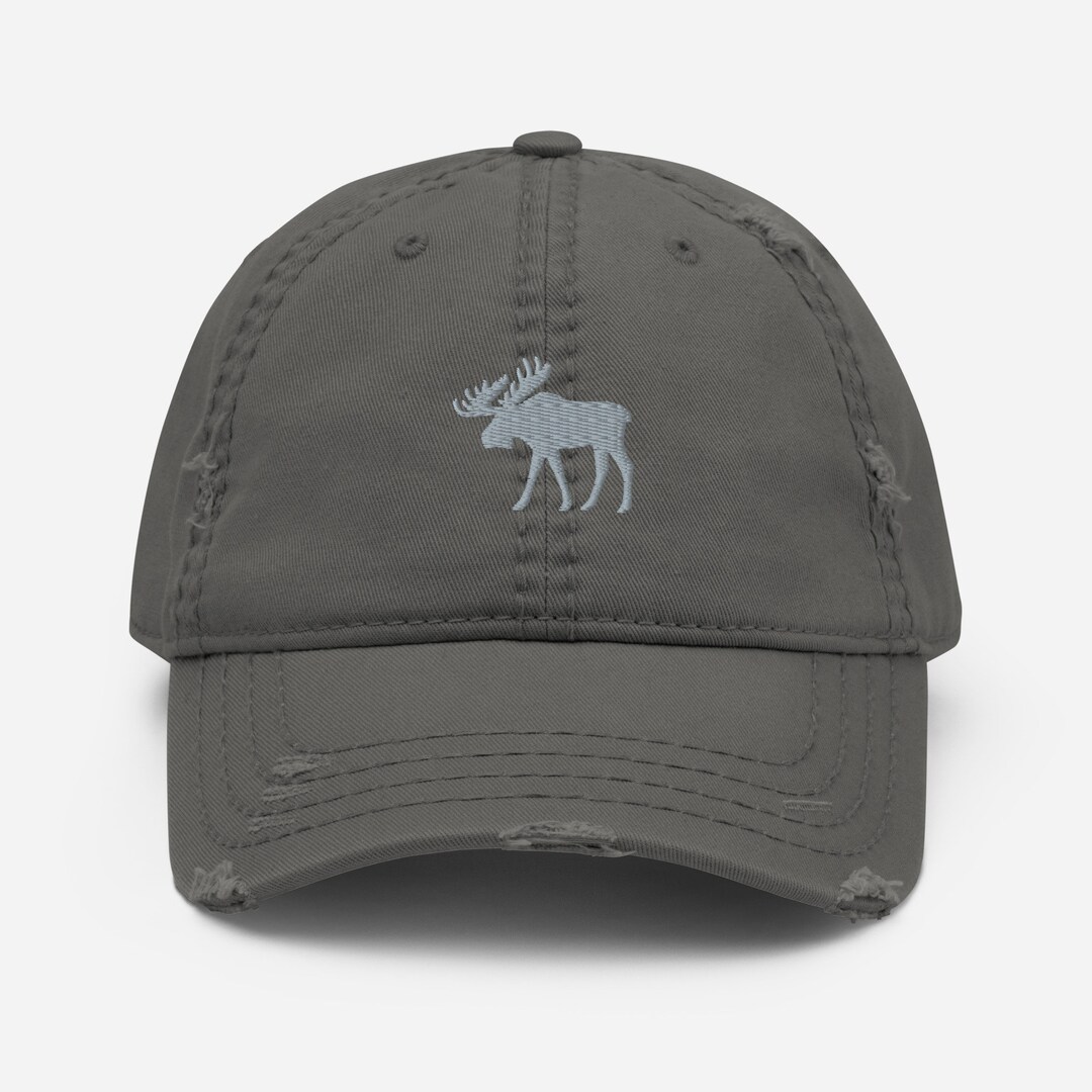 Moose Hat, Embroidered Moose Hat, Moose Hats for Adults, for Men, Women ...