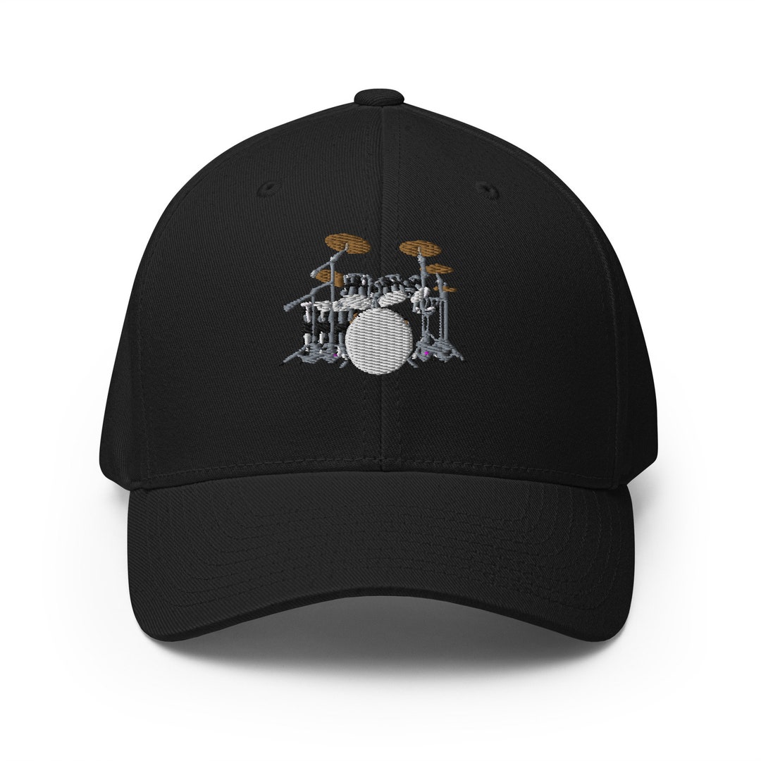 Drum Hat, Embroidered Drum Kit Hat, Drummer Hat, for Men and Women ...