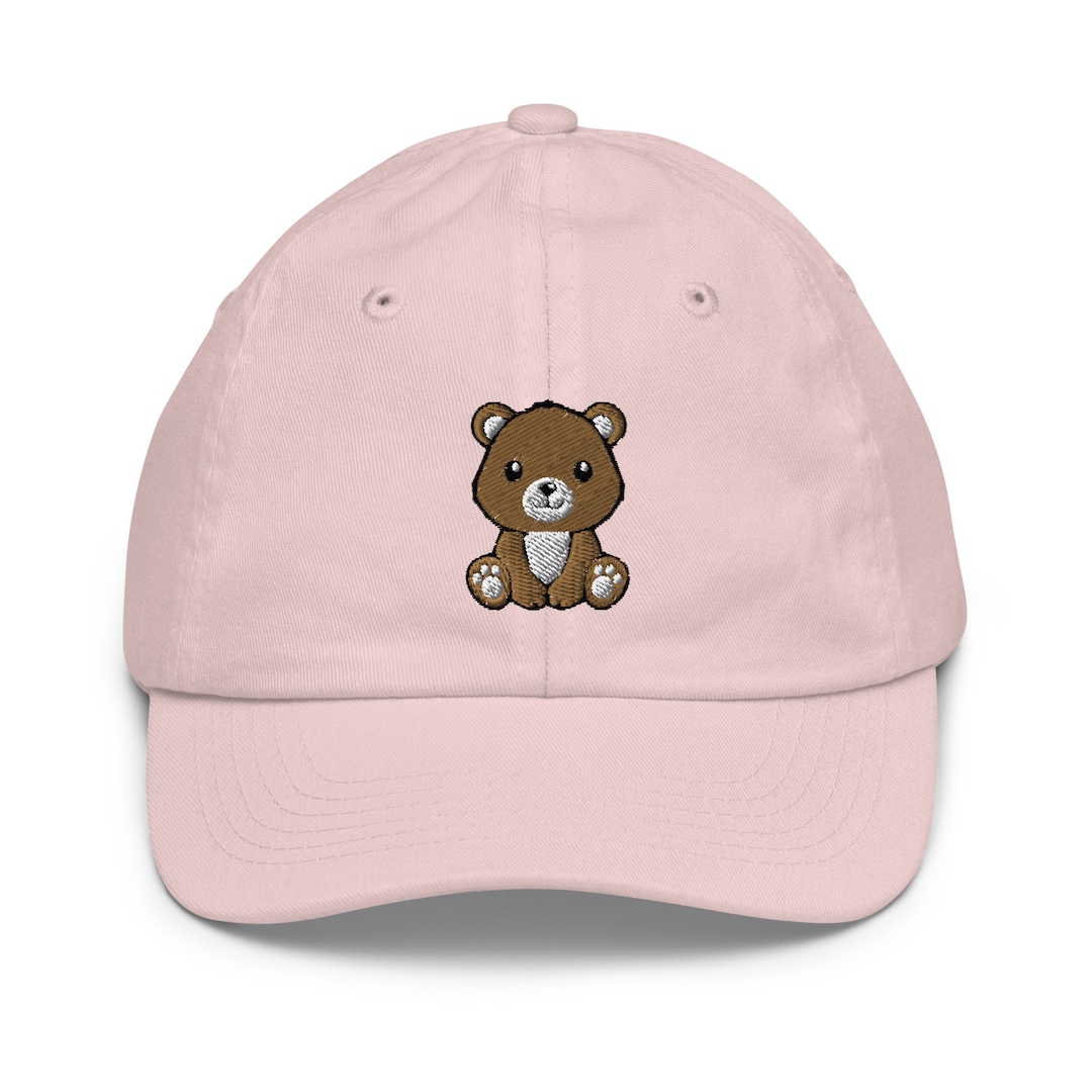 Kawaii Bear Hat for Kids, Teddy Bear Hat for Kids, Embroidered Unisex ...