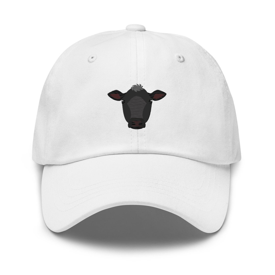 Black Angus Cattle Hat, Black Angus Cow, Embroidered Unisex Dad Hat ...