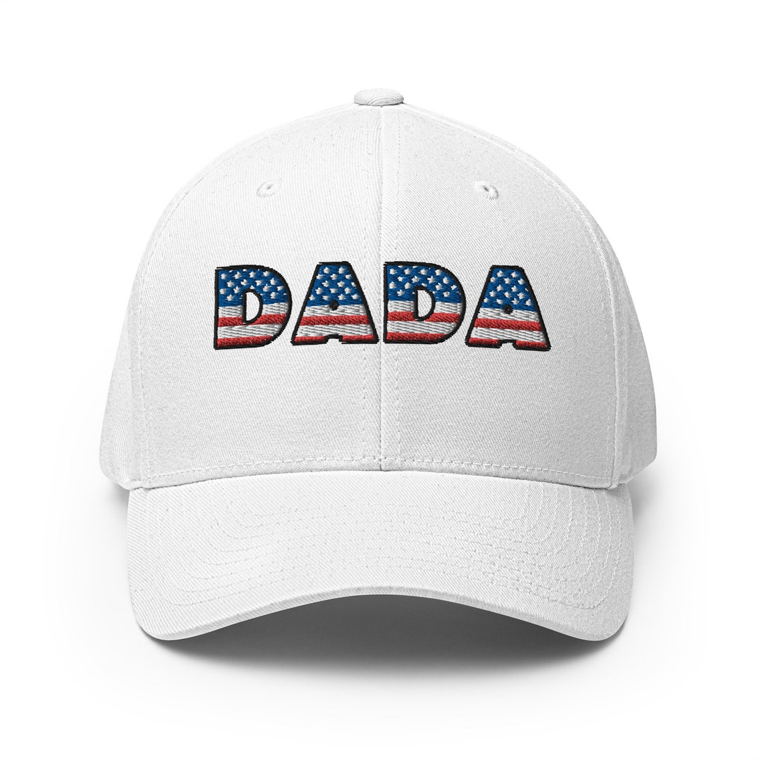 Dada Hat, Embroidered American Flag Structured Hat, Dada Gifts, Fathers ...