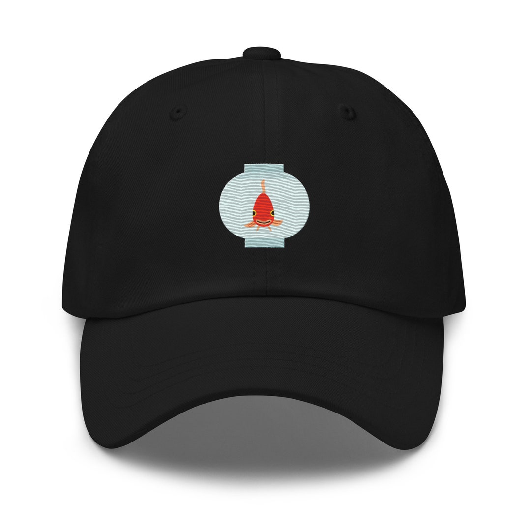 Goldfish Hat, Full Color Embroidered Home Pet Unisex Baseball Hat ...