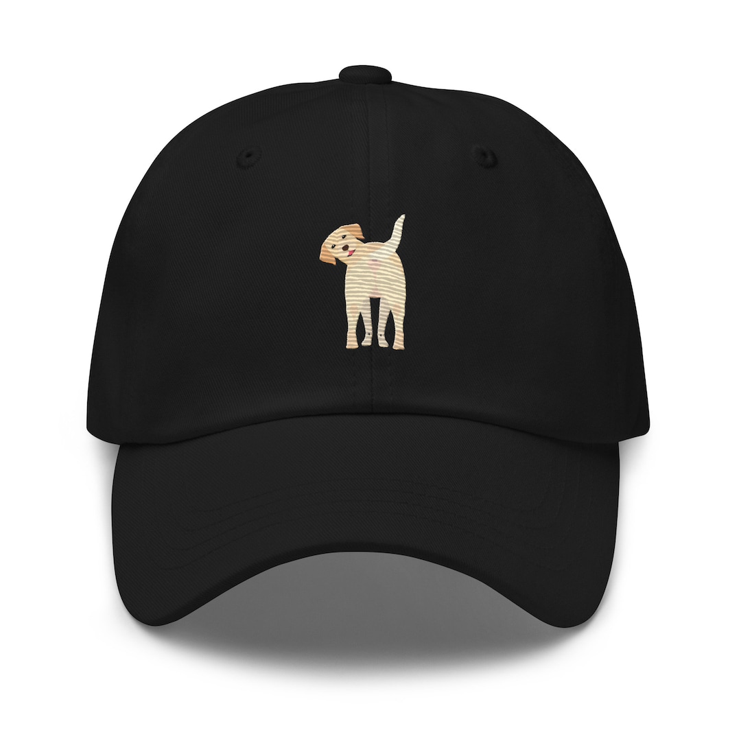 Labrador Retriever Hat, Full Color Embroidered Lab Butt Unisex Dad Hat ...