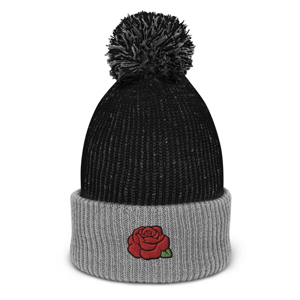 Rose Beanie - Etsy