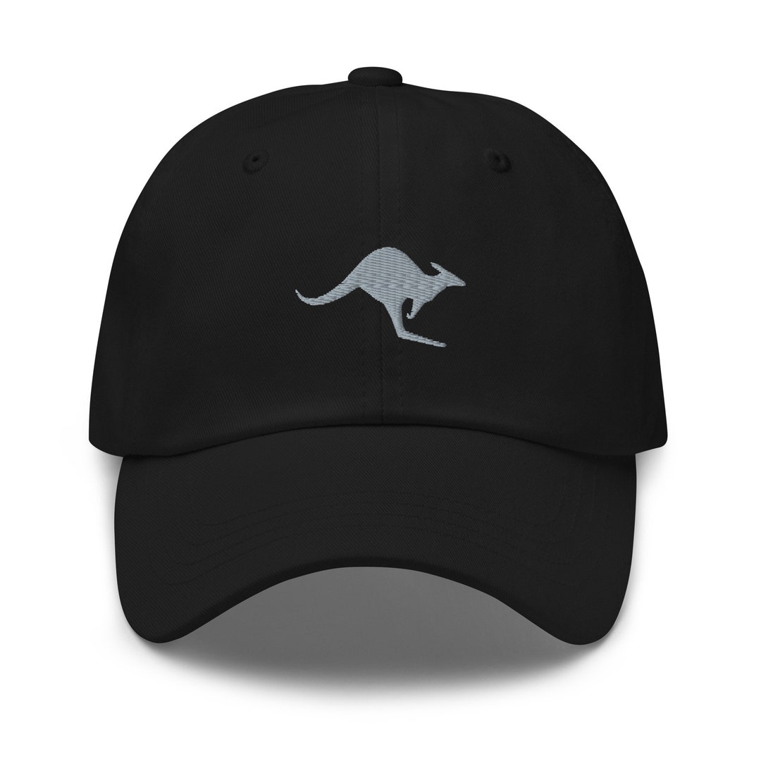 Kangaroo Hat, Embroidered Kangaroo Hat, Kangaroo Gifts, Unisex Dad Hat ...