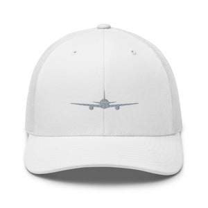 Airplane Trucker Hat, Embroidered Unisex Hat, Airplane Gifts, Pilot Hat ...