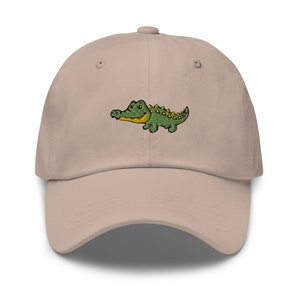 Crocodile Hat, Kawaii Crocodile Hat, Embroidered Unisex Baseball Hat ...