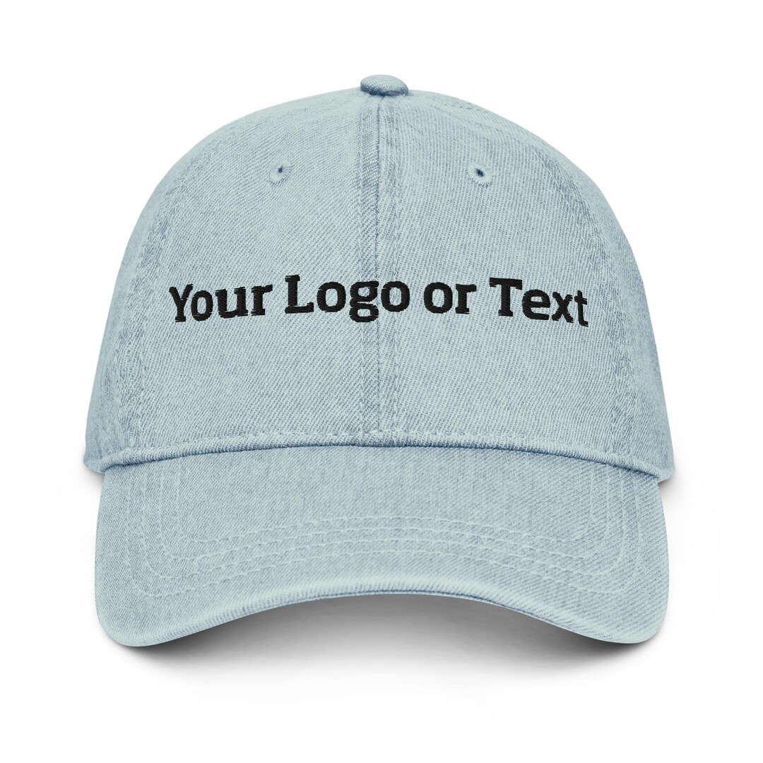 Custom Denim Hat, Personalized Embroidered Hat, Personalized Gifts ...