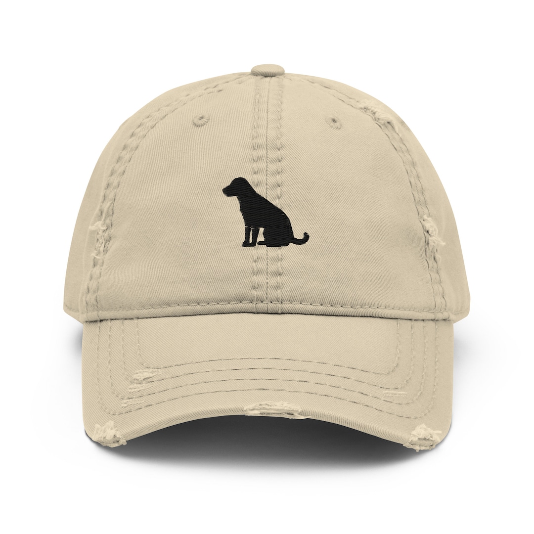 Black Labrador Retriever Hat, Lab Hat, Design 2, Lab Sitting, Lab Mom ...