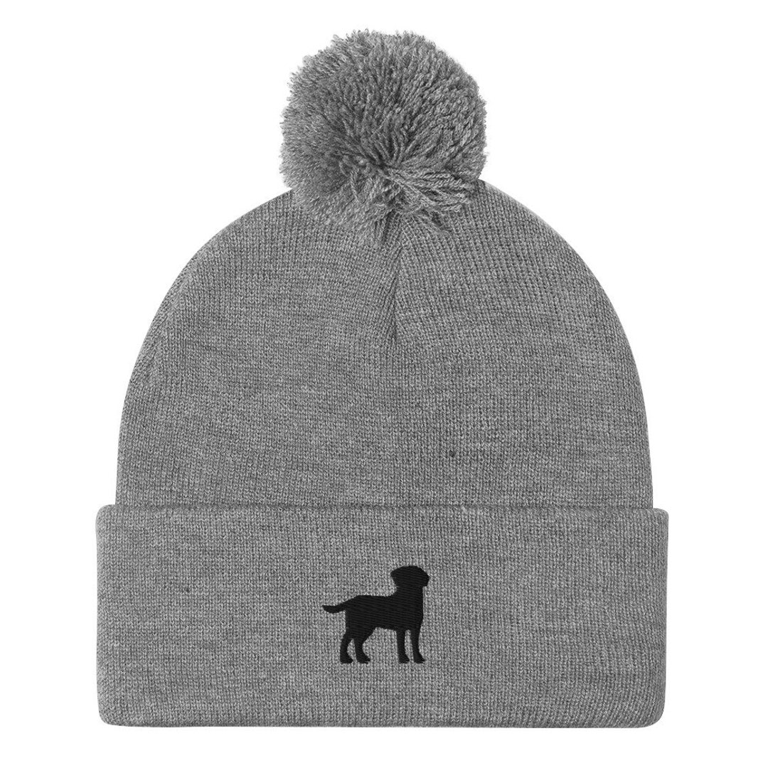 Black Labrador Retriever Beanie, Lab Hat, Design 1, Lab Mom Hat , Lab ...