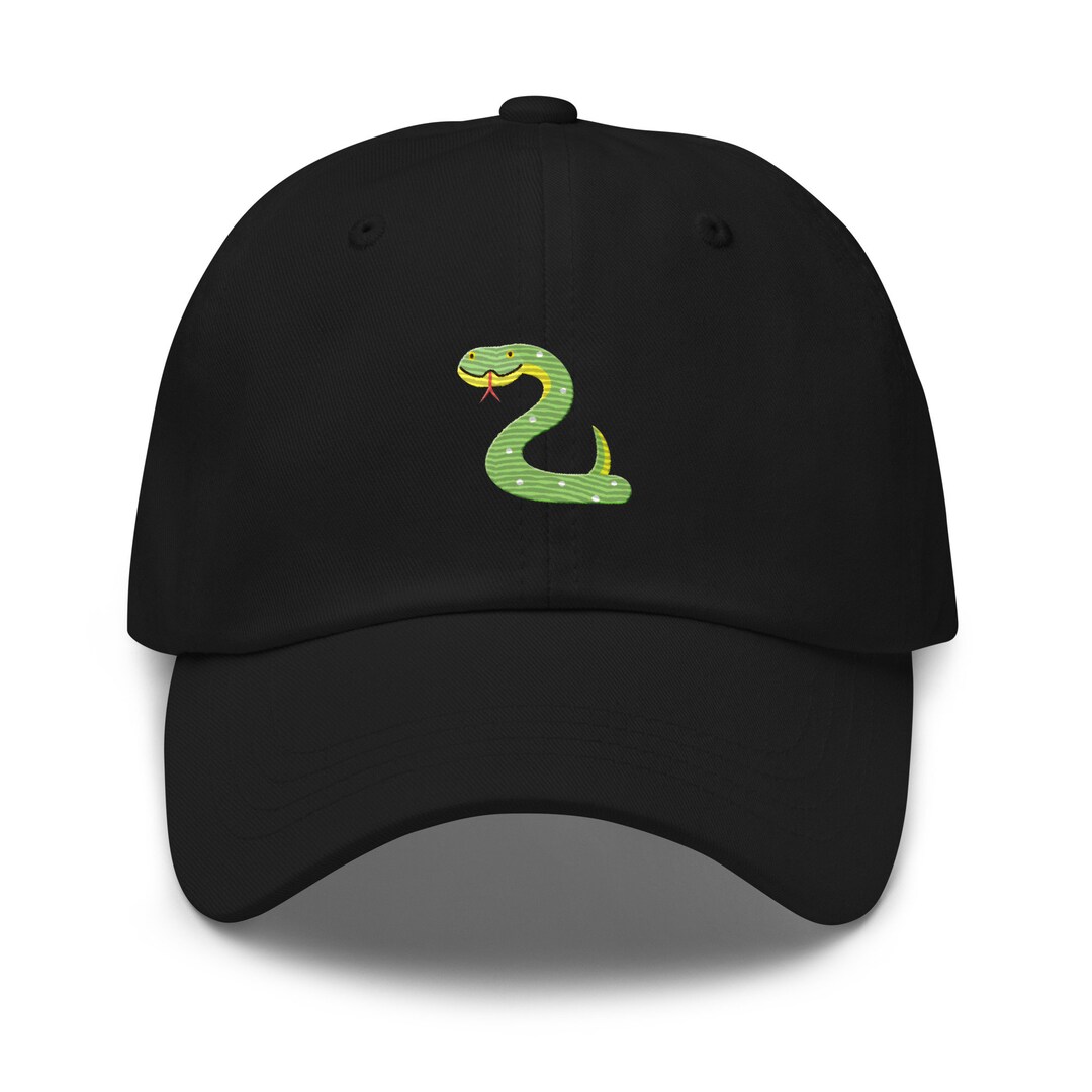 Snake Hat Green Snake Home Pet Hat Full Color Embroidered - Etsy