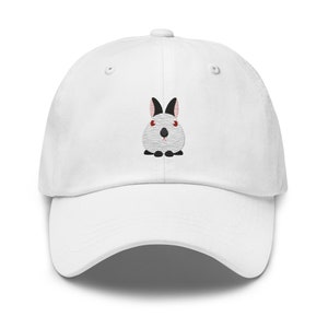 Himalayan Rabbit Hat, Full Color Embroidered Unisex Baseball Hat, for ...