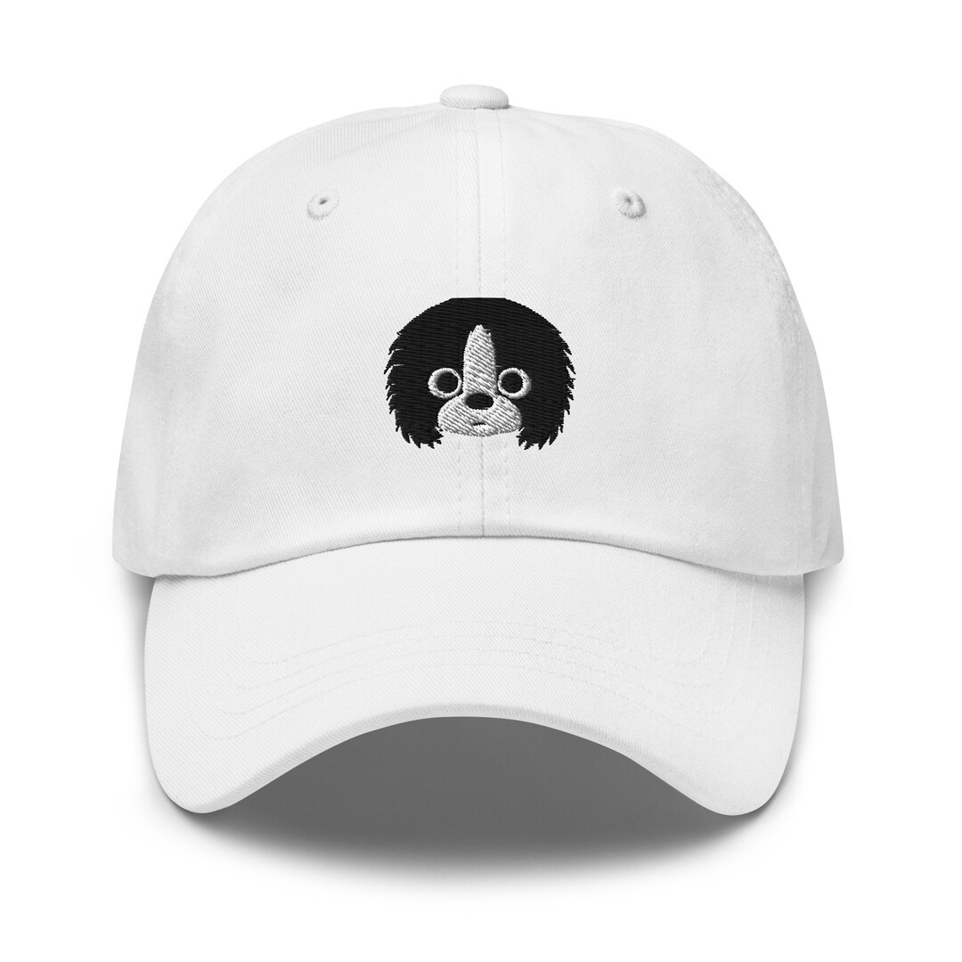 Japanese Chin Hat, Embroidered Unisex Baseball Hat, Japanese Chin Gifts ...