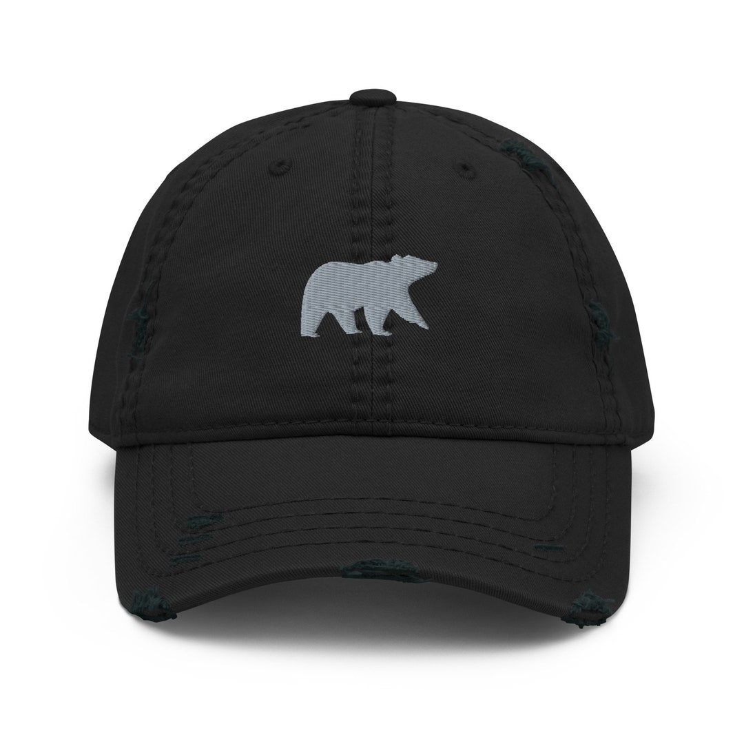 Grizzly Bear Hat, Grizzly Bear Hats for Men, for Women, Embroidered ...