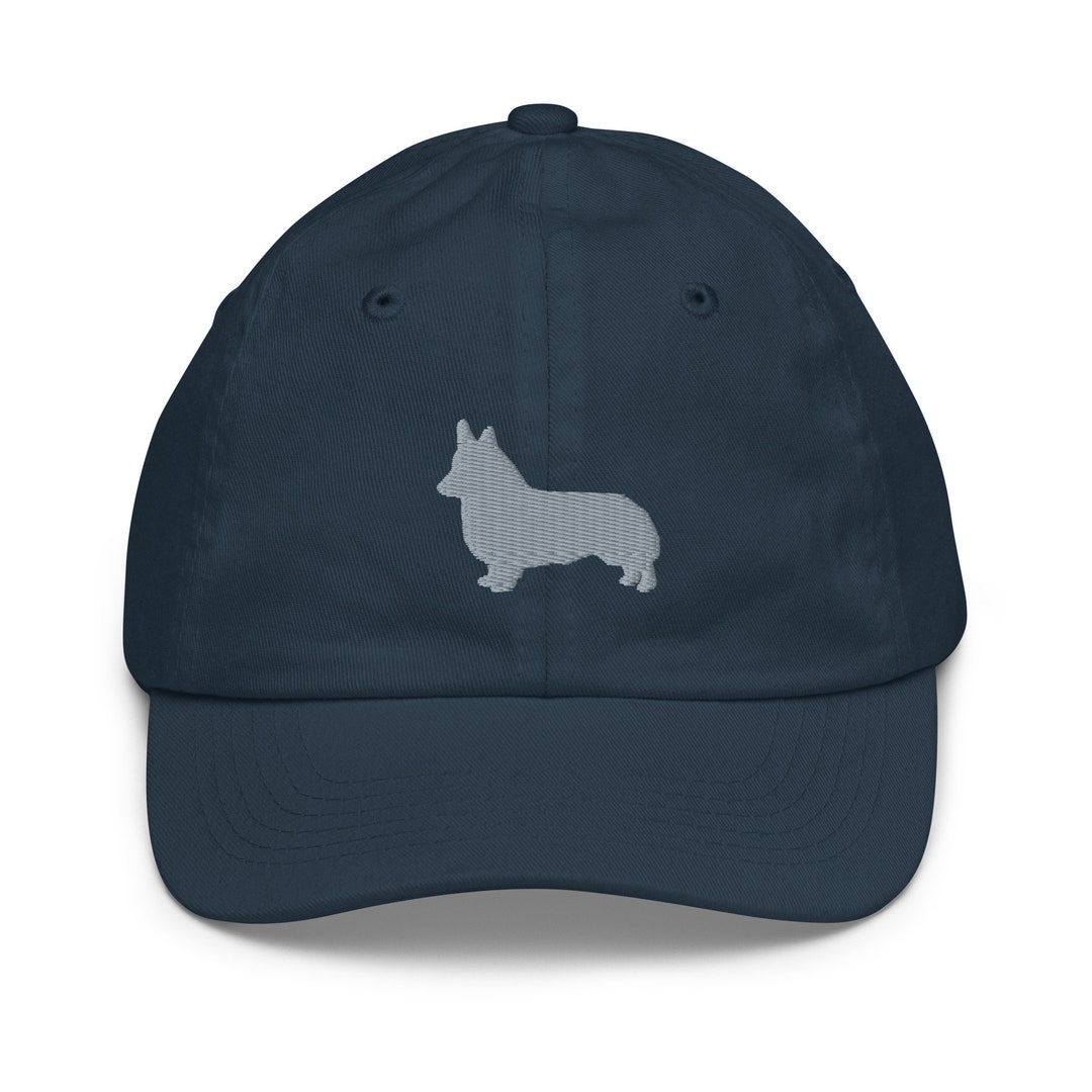 Cardigan Welsh Corgi Kids Hat, Embroidered Youth Baseball Cap, 2-10 Yr ...
