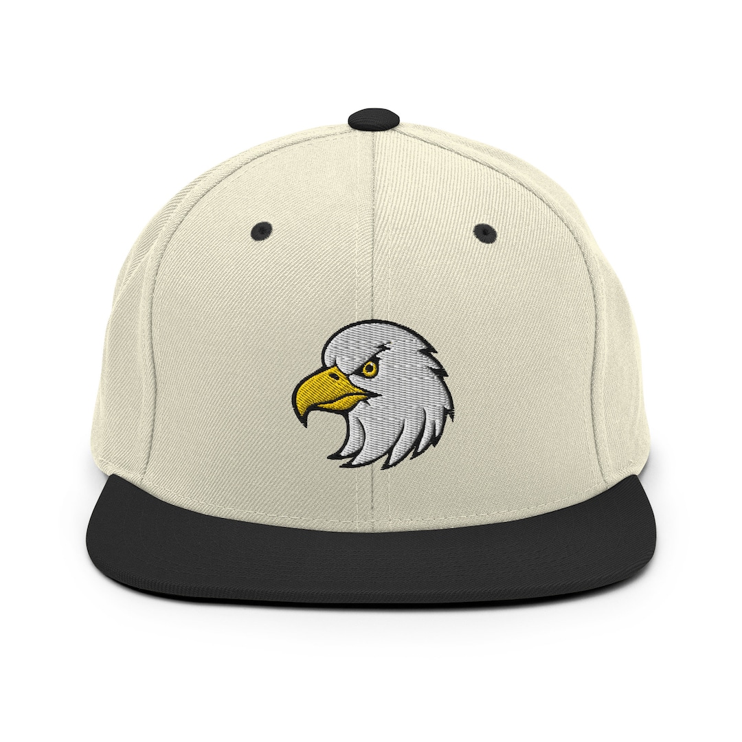 Eagles Flat Brim Hat, Embroidered Snapback Hat, Eagle Gifts, Classic ...