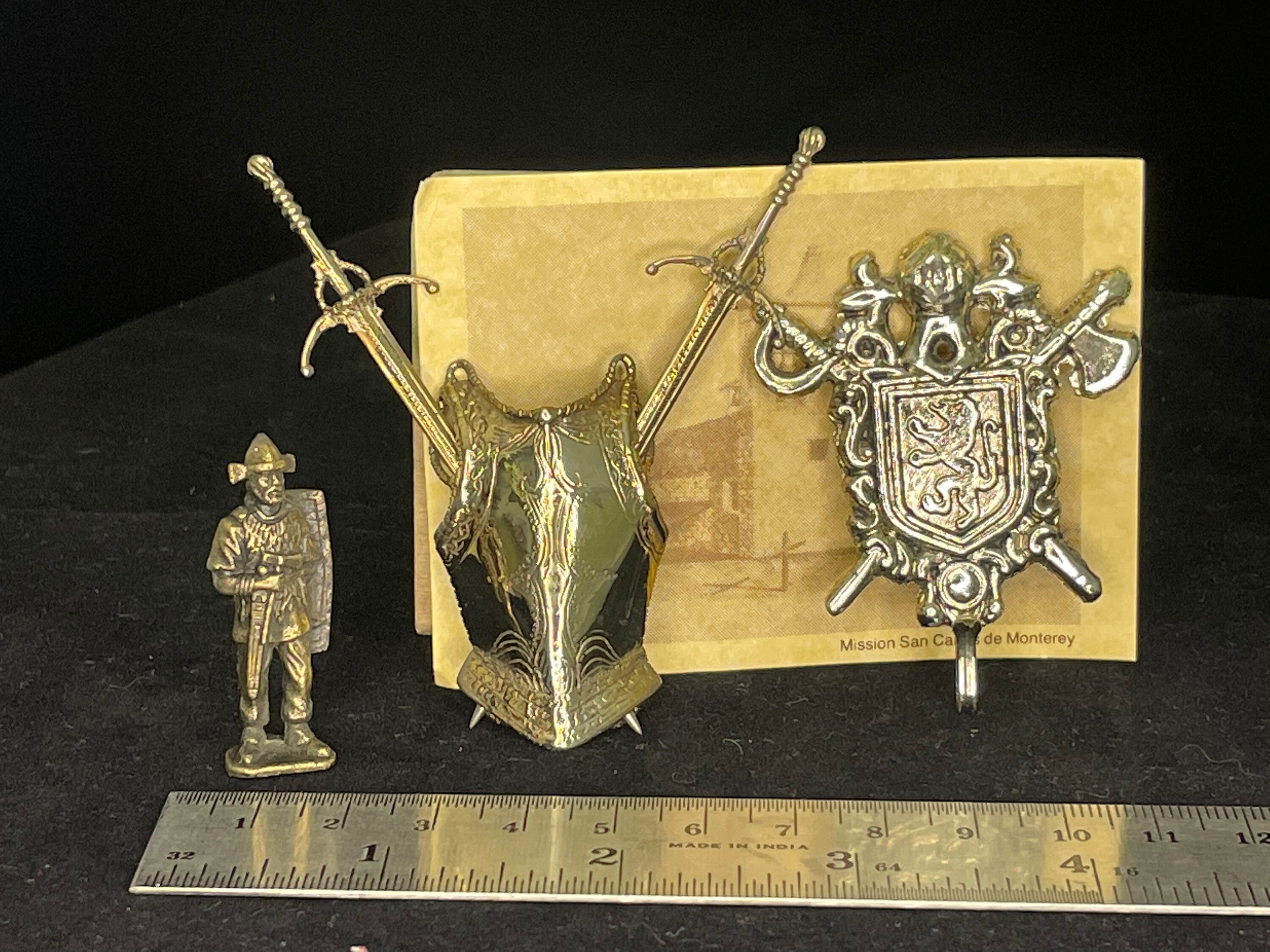 Miniature Metal Breastplate, 2 Swords David Sciacca - Etsy