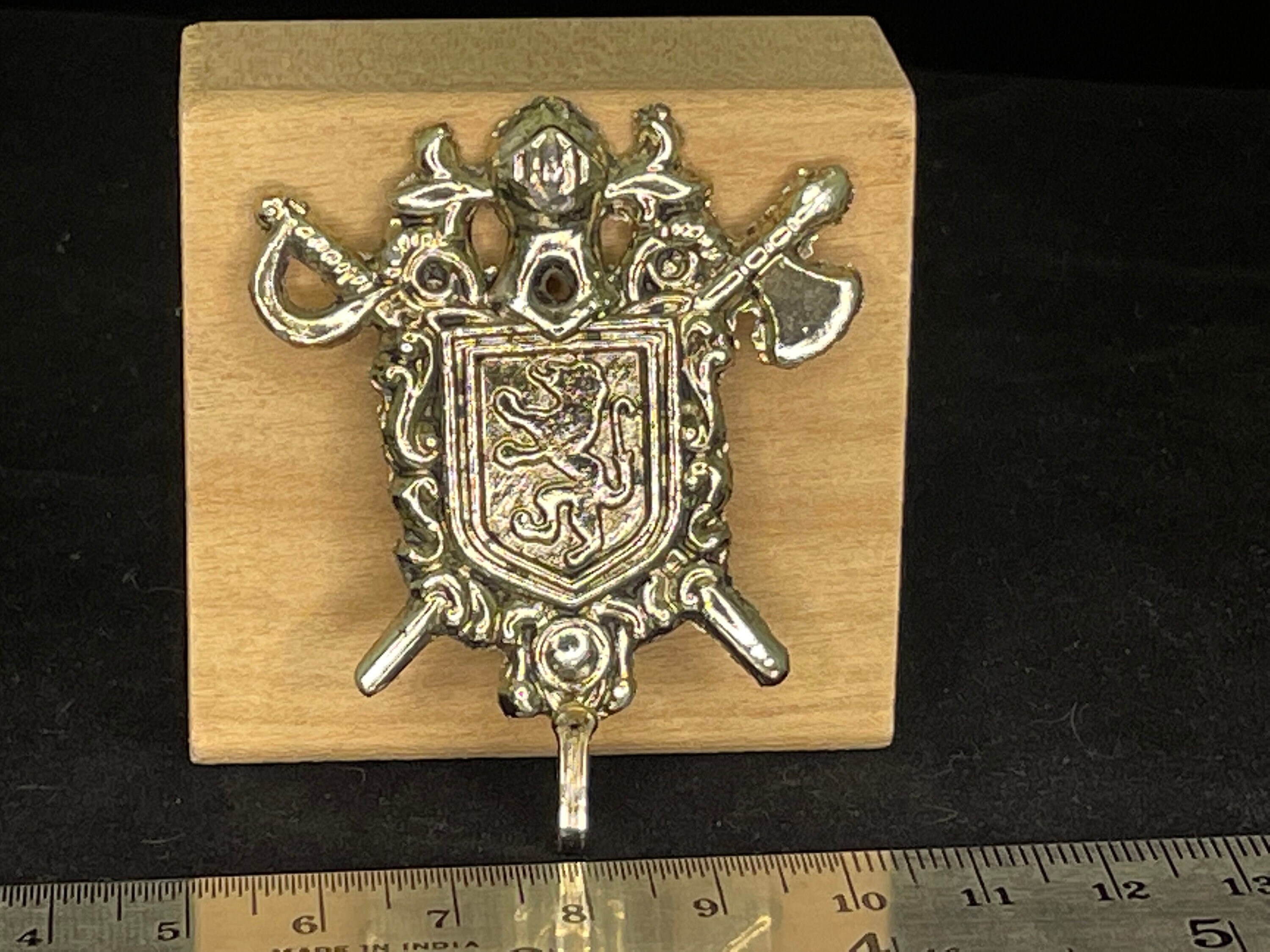 Miniature Metal Breastplate, 2 Swords David Sciacca - Etsy