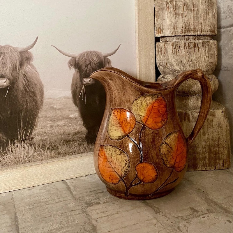 Small Yellow Pitcher - Etsy