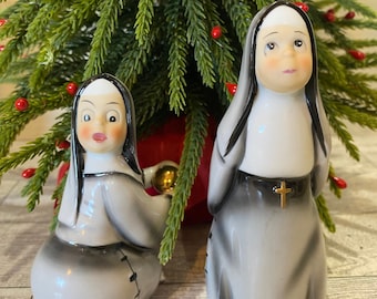 Lefton Nun Figurines, Baseball Nuns, Vintage Nuns - Etsy