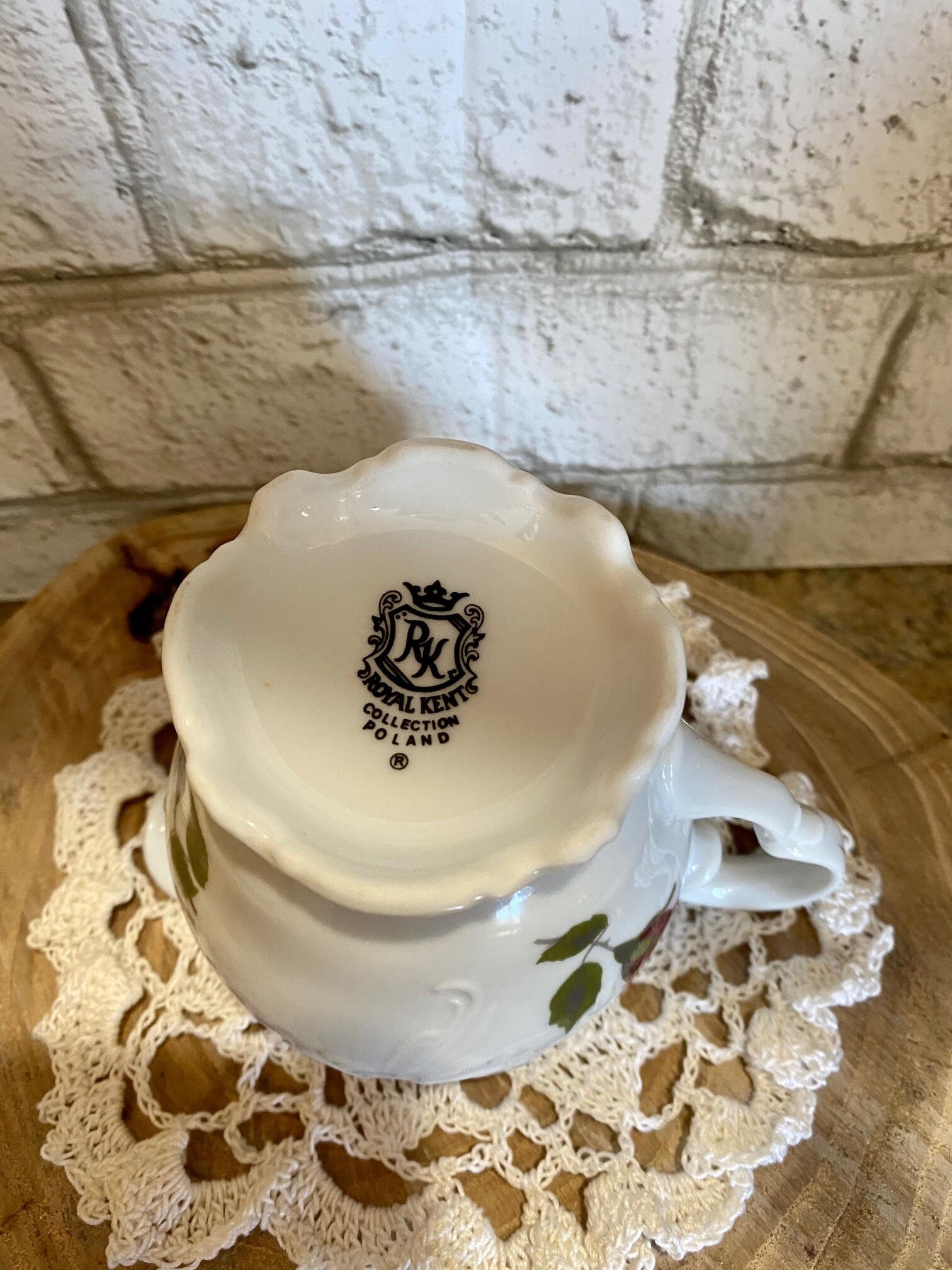 Vintage Rose Creamer By Royal Kent Collection Poland | Etsy