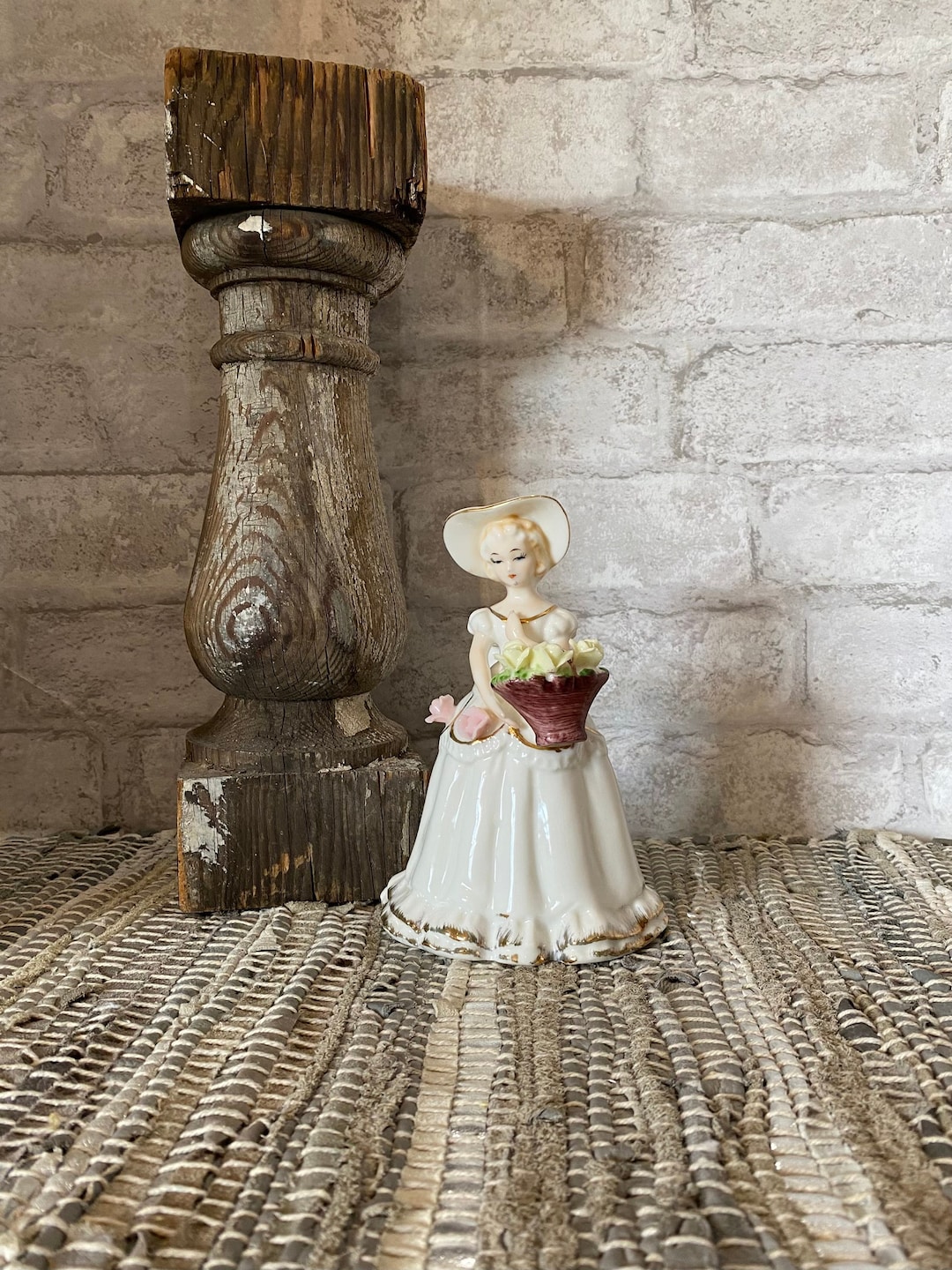 Vintage CMI Chadwick Japan Porcelain Southern Belle Girl Figurine ...