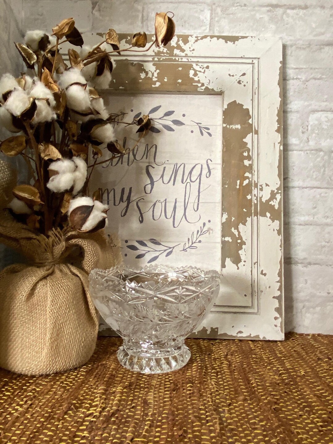 Imperlux Cut Crystal Pedestal Dish With Frosted Roses, Leaves and a ...