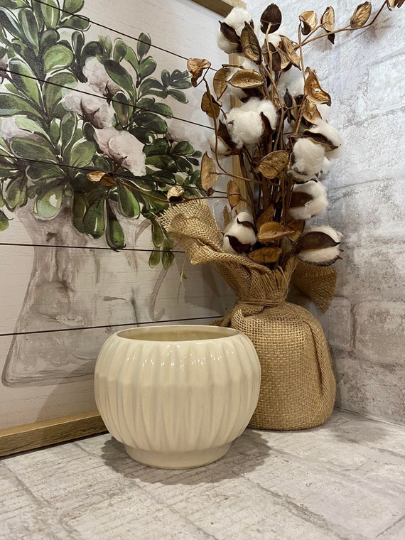 Vintage Farmhouse Style USA Pottery Ivory or Creamy White | Etsy