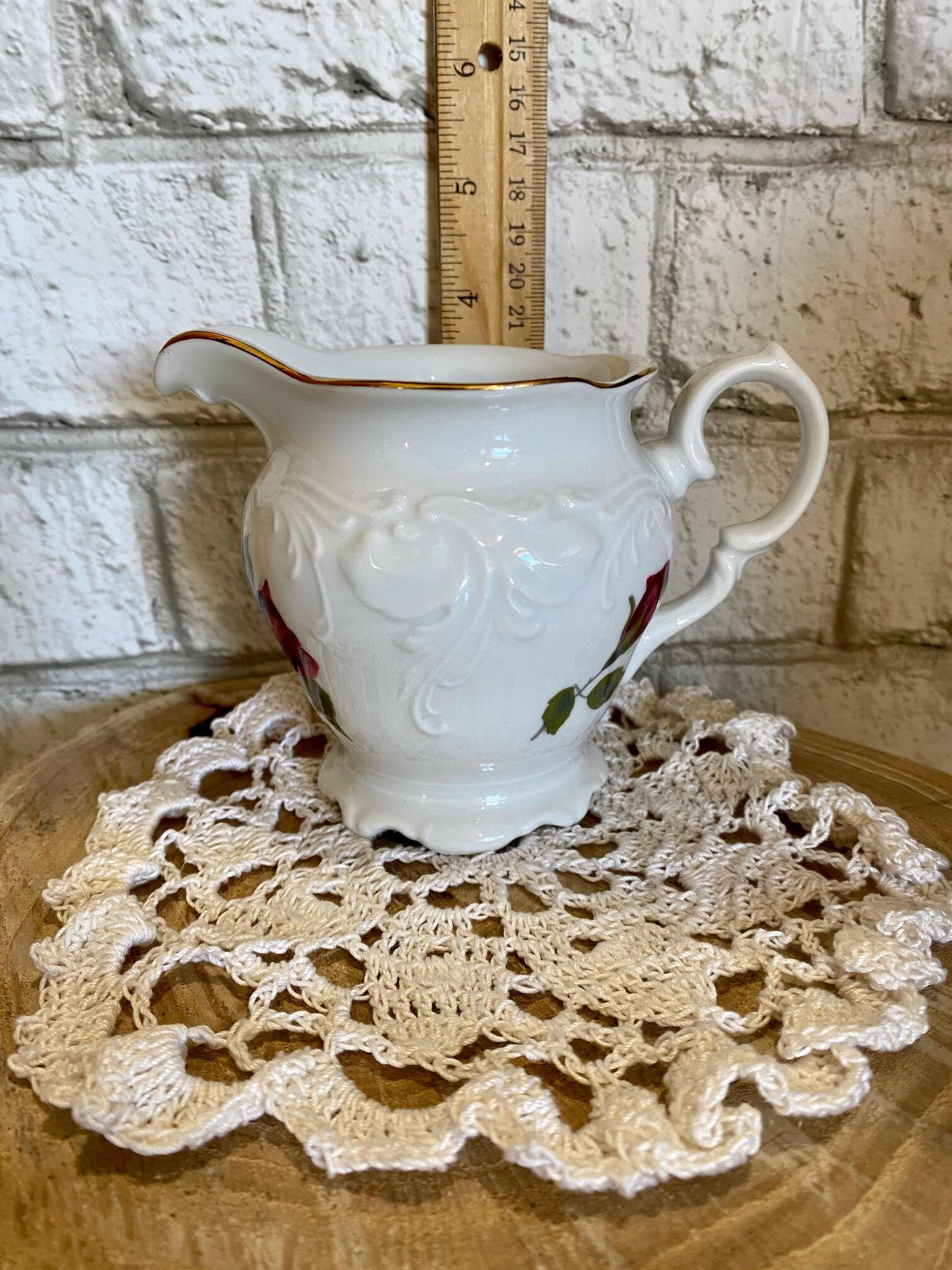 Vintage Rose Creamer by Royal Kent Collection Polandplease - Etsy