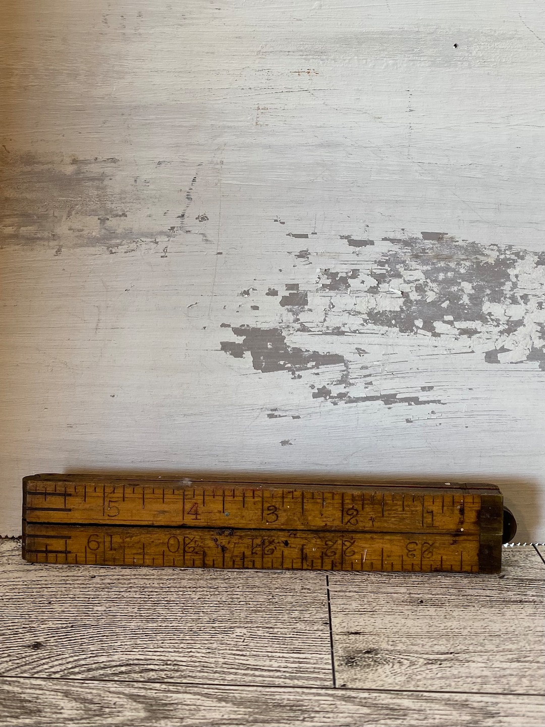 Antique Upson Nut Co Folding Expanding Wood Ruler 24 Inch*very Unique ...