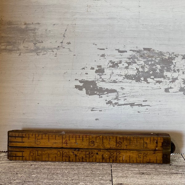 Folding Wood Ruler - Etsy