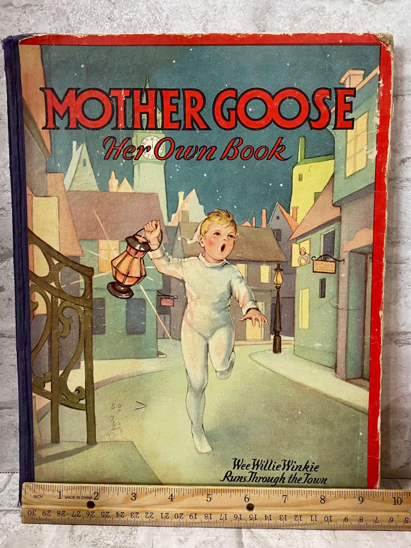 Antique Book-Mother Goose Her Own Book Illustrated By Mary | Etsy
