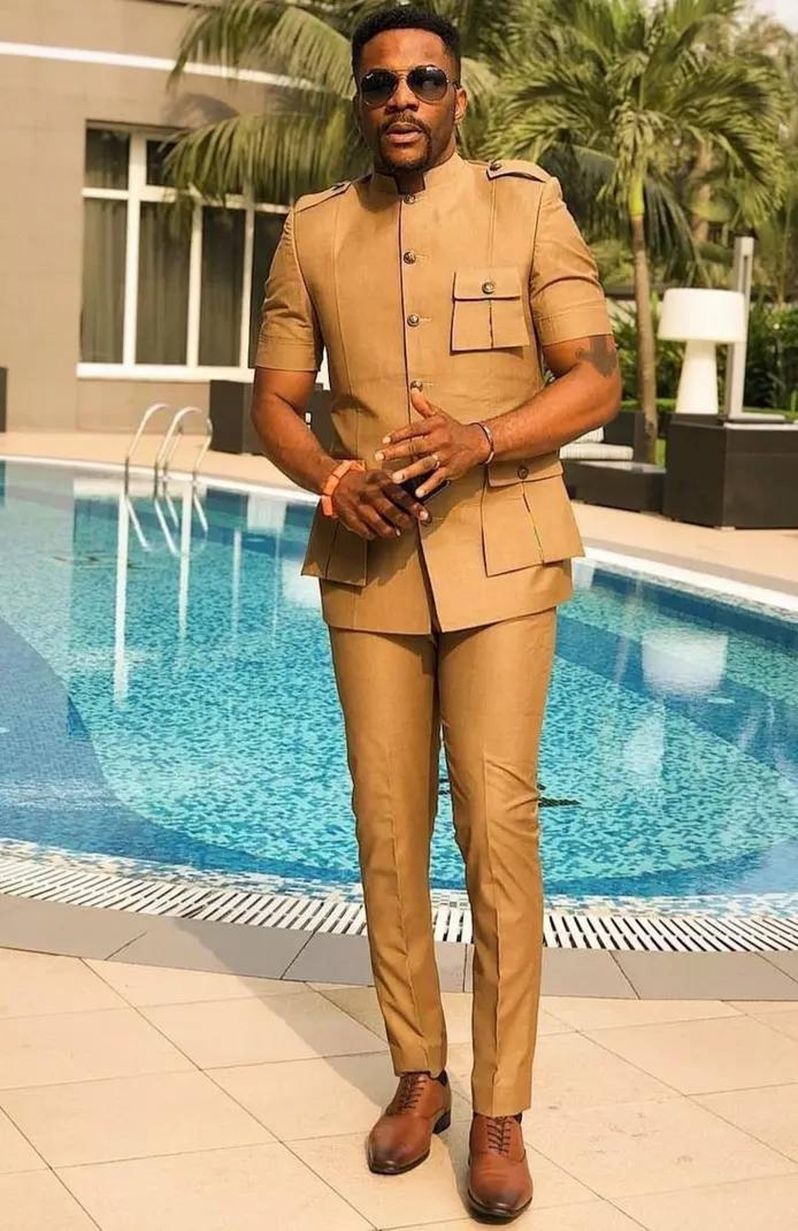 Men Tailored Suit African Men Suit Set African Dashiki Suit - Etsy