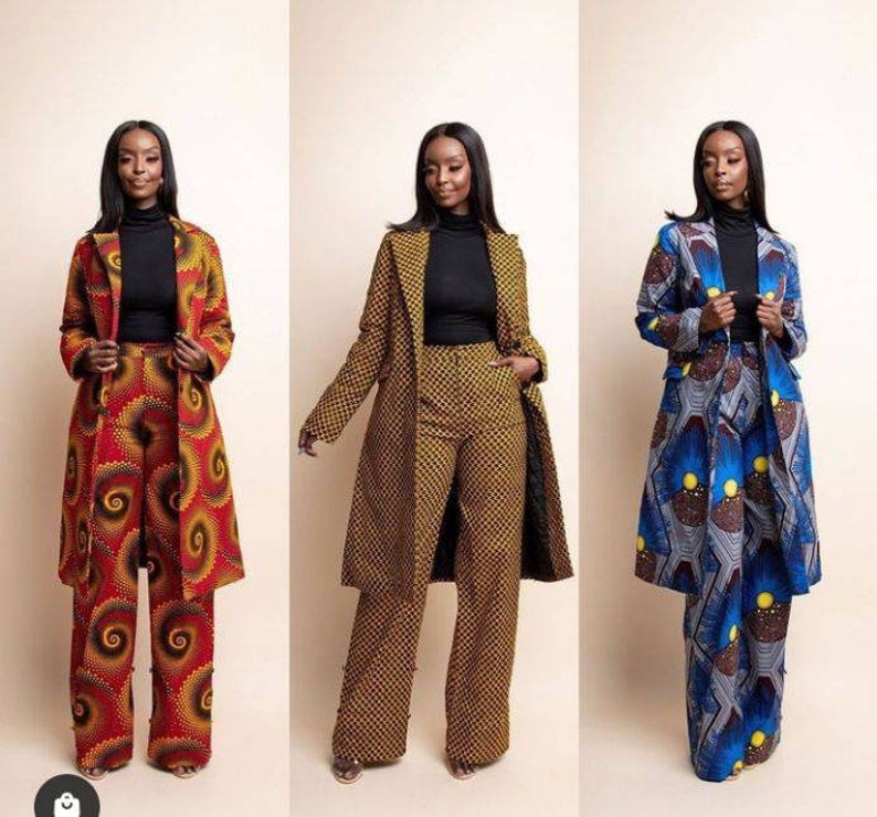 African Print Suit Ankara Suit Set African Wax Suit Ankara - Etsy
