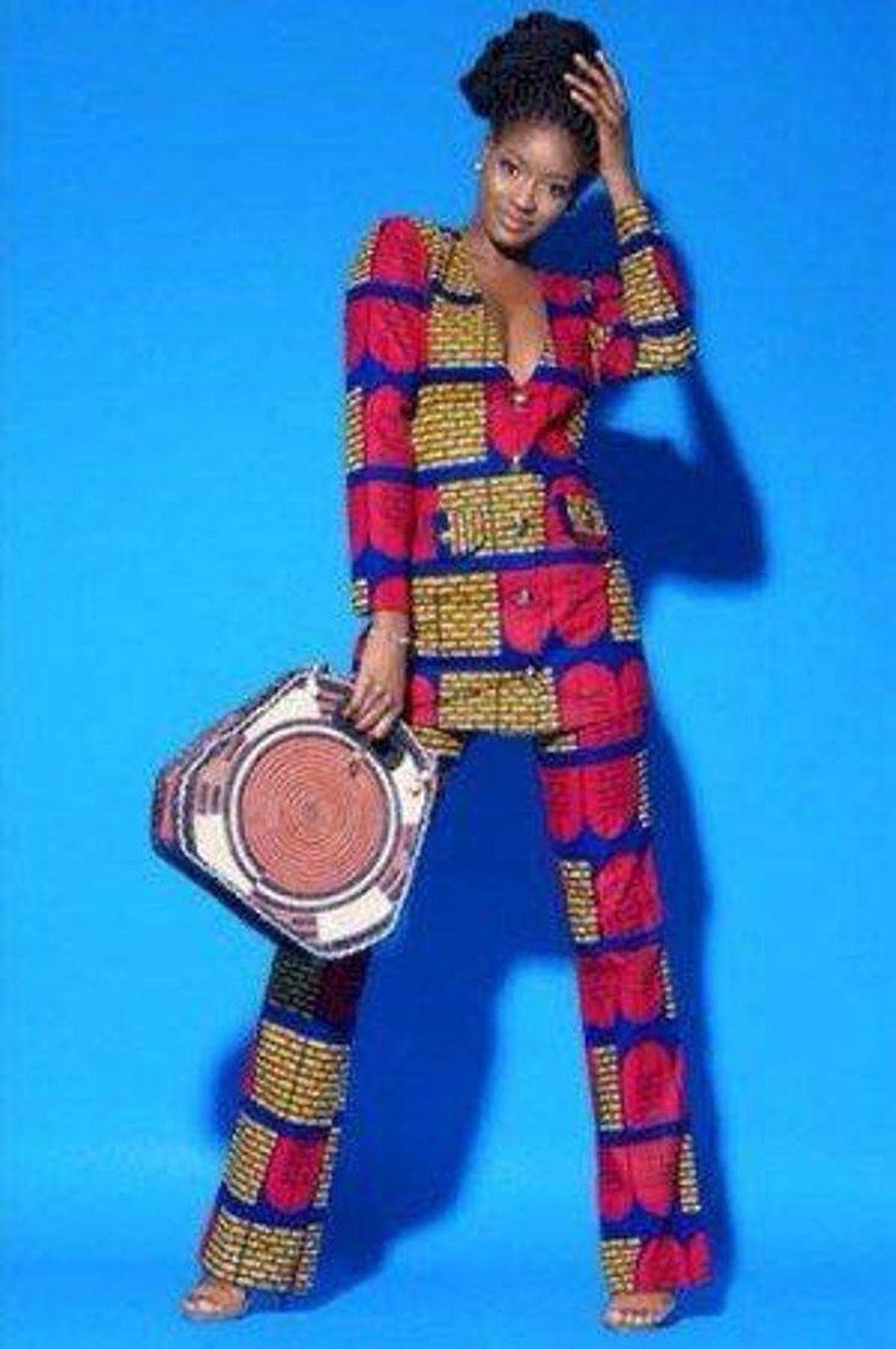 African Suit Set Ankara Jacket Ankara Pants African Wax Suit | Etsy