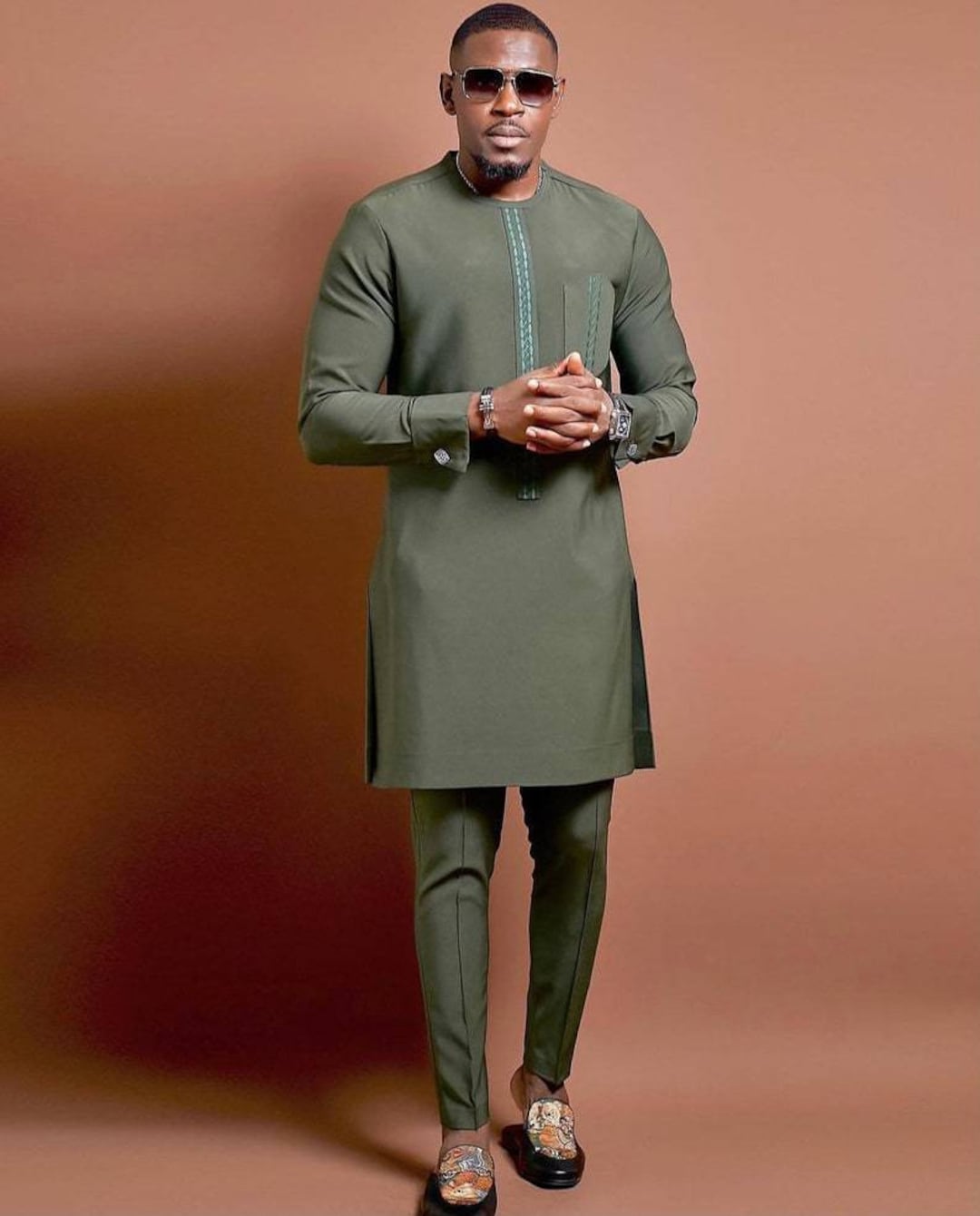 Men Dashiki Set, Senator Men's Clothing, Dashiki African Men's Clothing ...