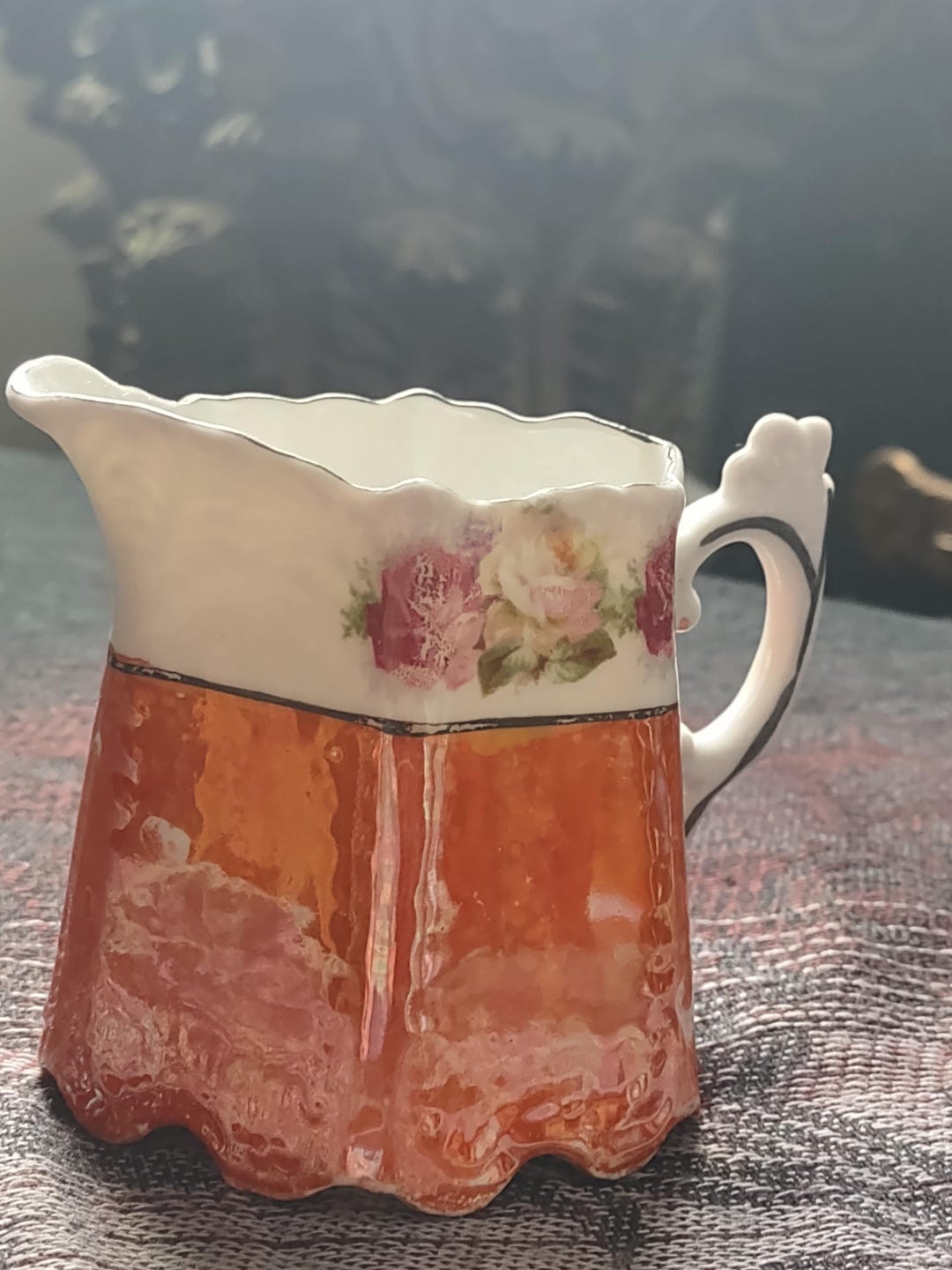 Vintage German Porcelain Creamer Pitcher - Etsy
