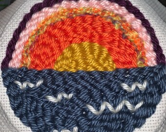 Sunset Punch Needle - Etsy